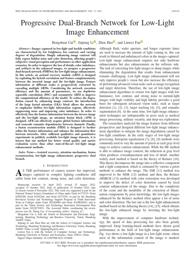 Progressive_Dual-Branch_Network_for_Low-Light_Image_Enhancement | PDF | Computer Vision | Image ...