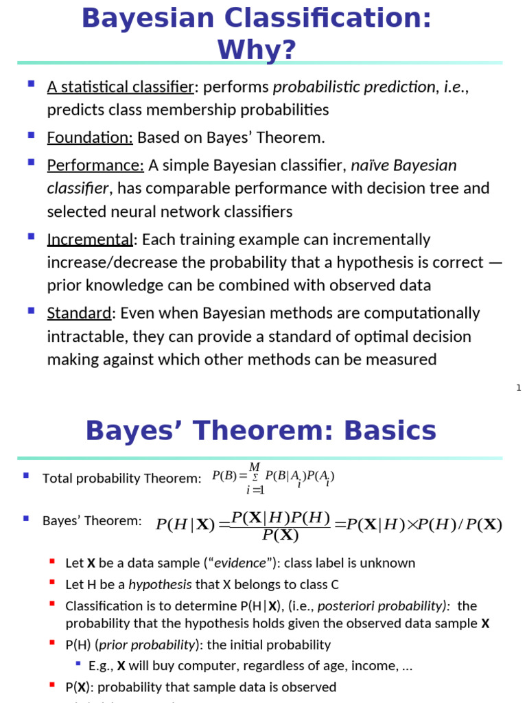 Bayes Classification | PDF | Bayesian Inference | Statistical Classification