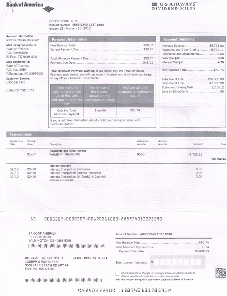 CreditCard8590Final2 12 | PDF