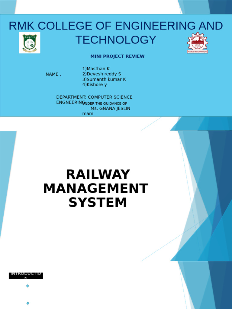 Railway Reservation System | PDF | Economies
