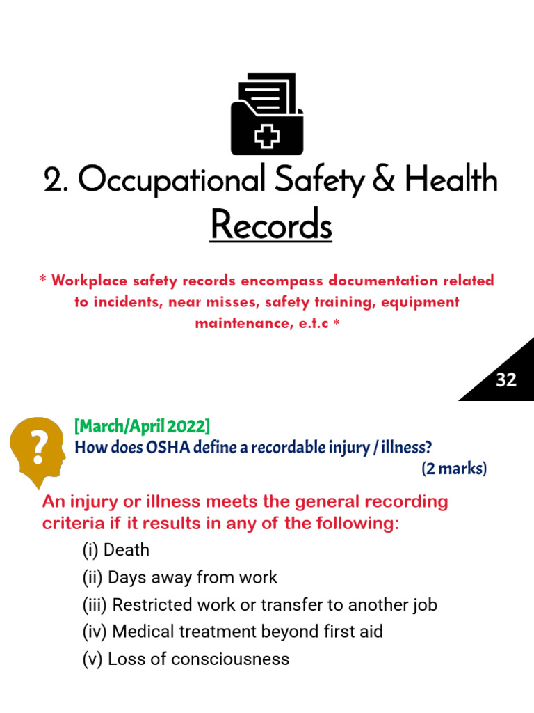 OSHA Records | PDF | Occupational Safety And Health | Occupational ...