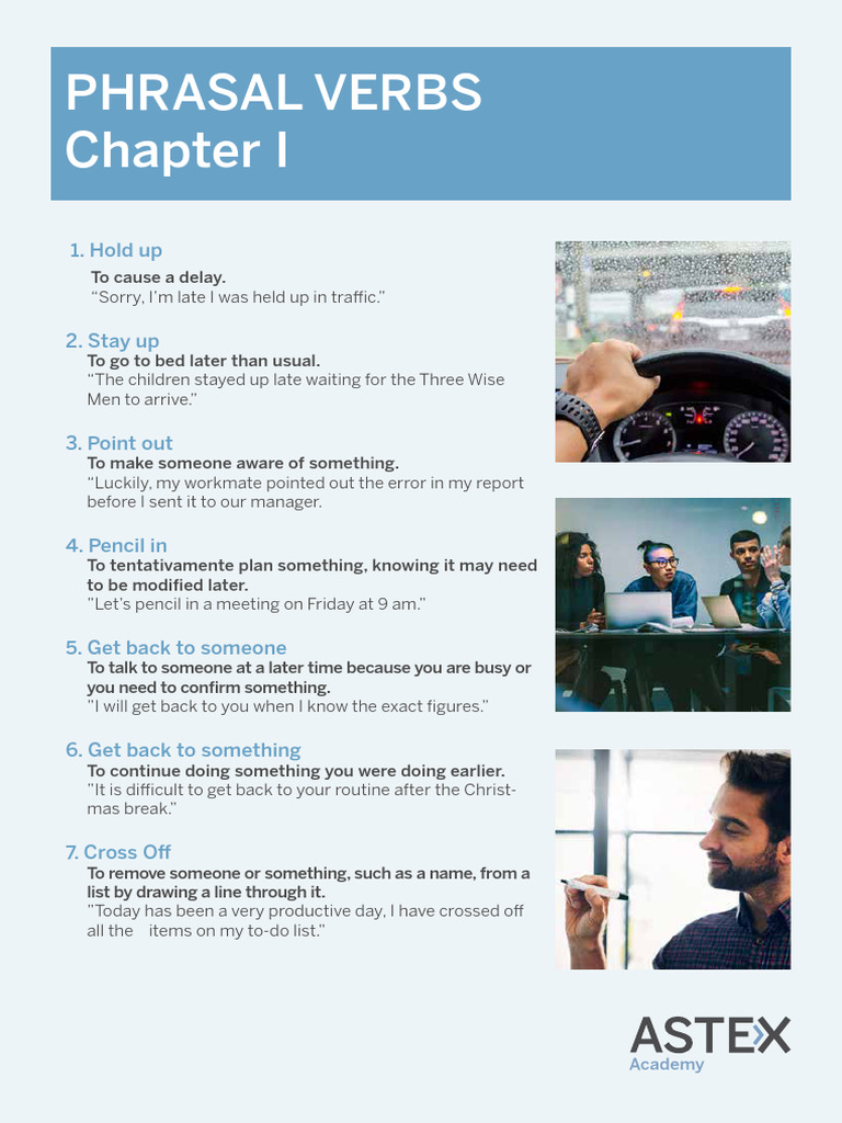 40 Phrasal-Verbs-Chapter 1 | PDF