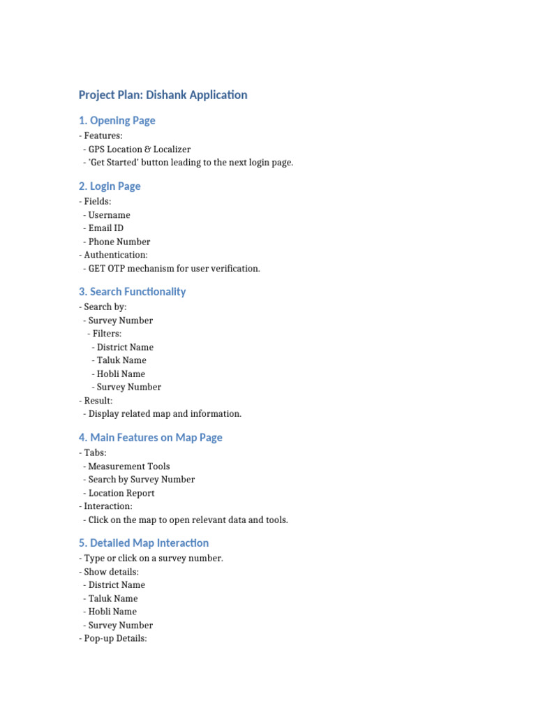Dishank App Project Plan Overview | PDF