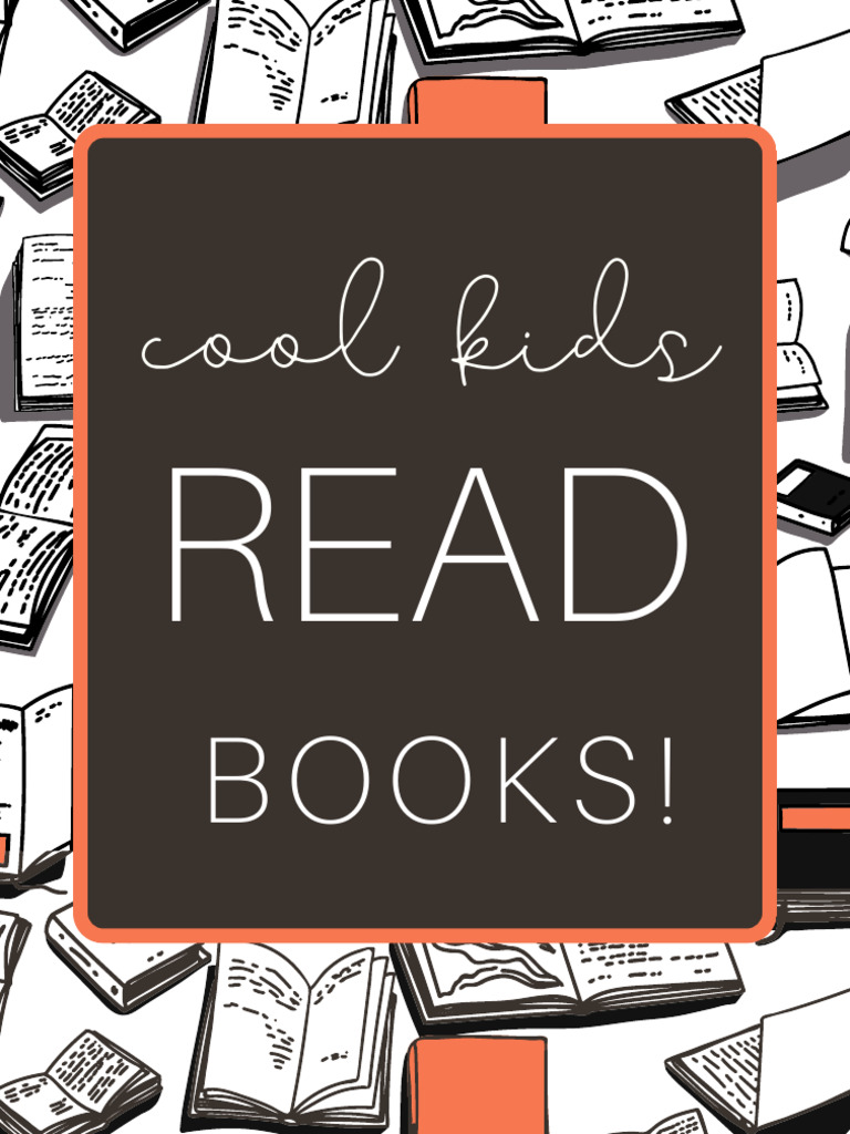 Cool Kids Read Retro Poster | PDF