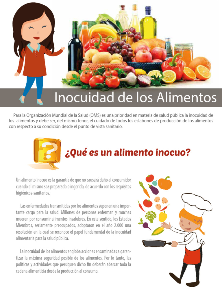 Inocuidad de Los Alimentos: ¿Qué Es Un Alimento Inocuo? | PDF ...