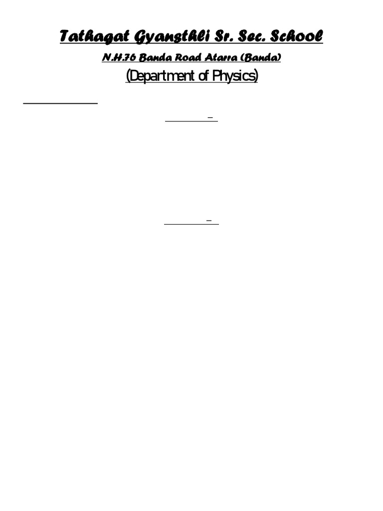 Physics Lab Activities Guide | PDF