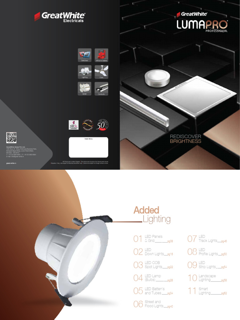 lumapro | PDF | Lighting | Light Emitting Diode