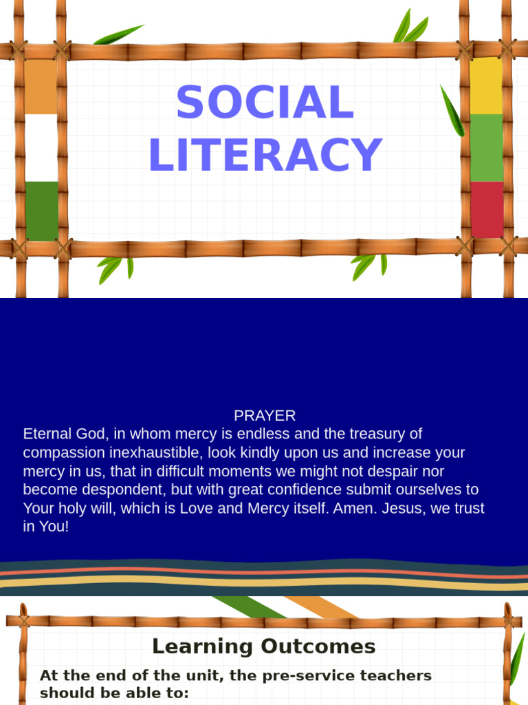 Understanding Social Literacy in Education | PDF | Communication | Learning