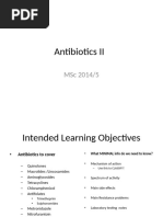 Antibiotic Mechanisms and Interactions | PDF | Beta Lactamase | Antibiotics
