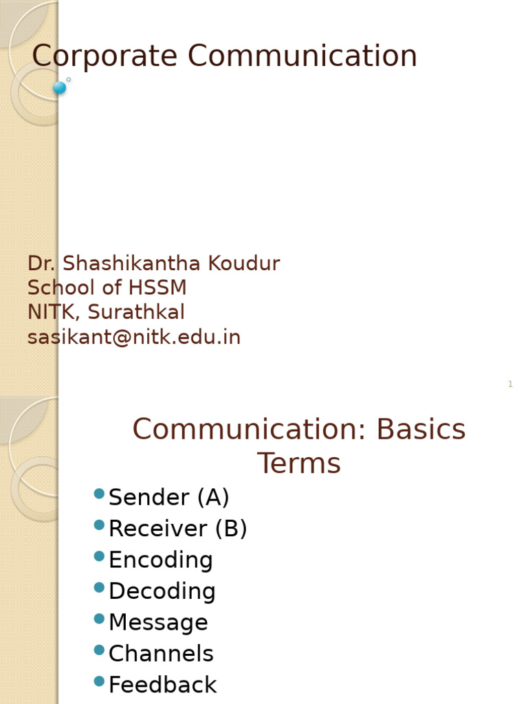 Corporate Communication Essentials Guide | PDF | Communication