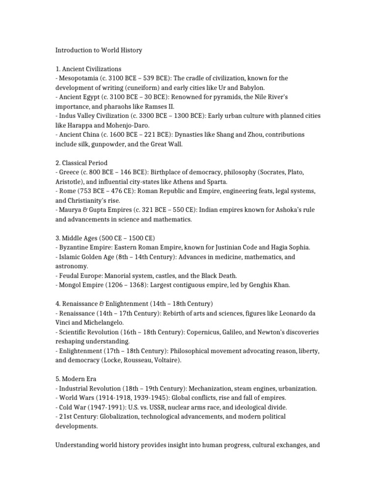 World History | PDF