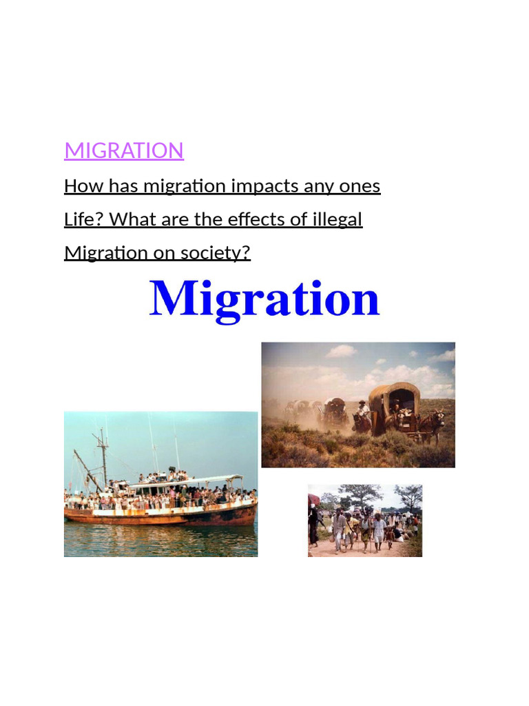 MIGRATION | PDF