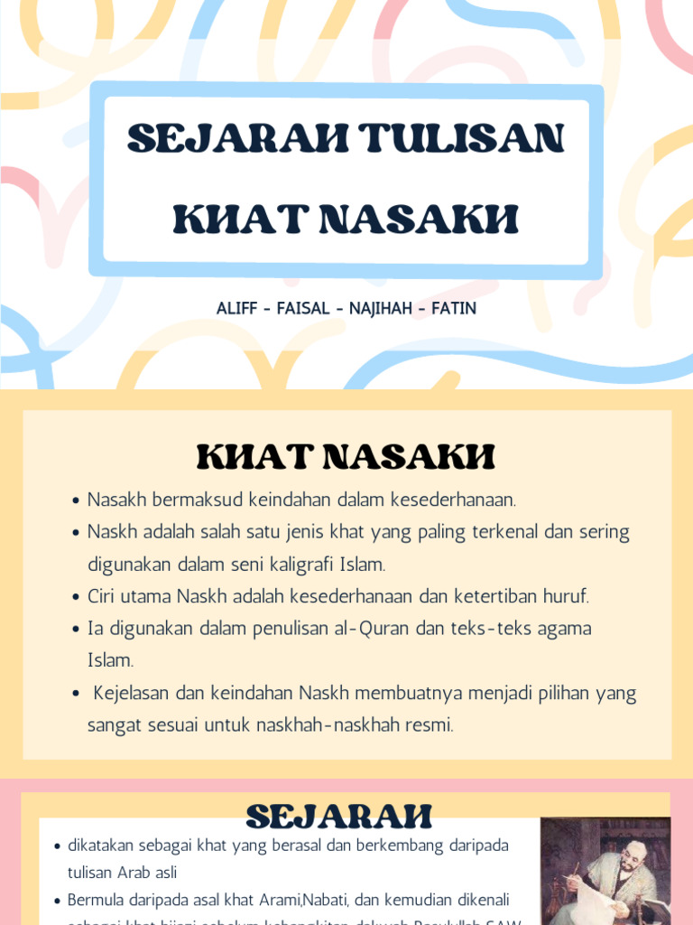 Sejarah Khat Nasakh | PDF