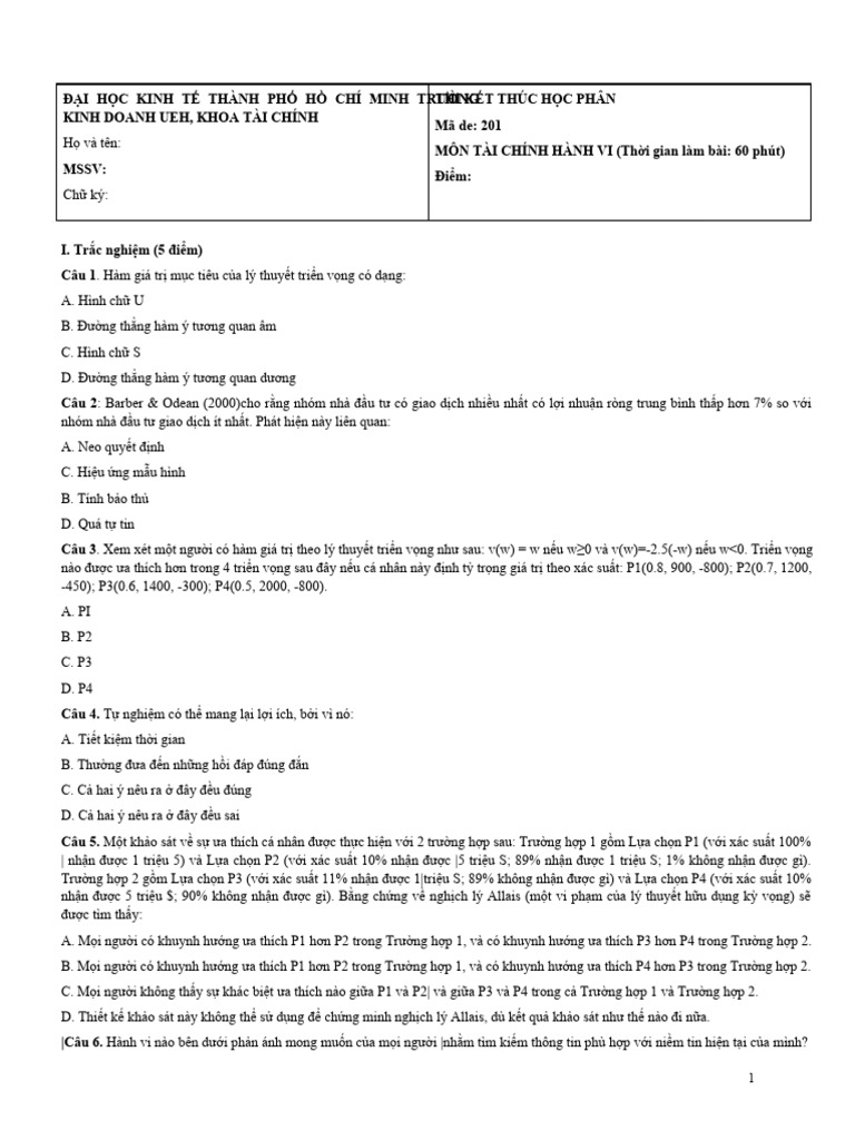 TCHV (Đề 2) | PDF