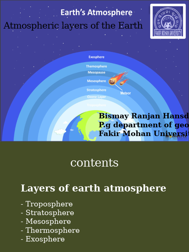 Earth's Atmospheric Layers Guide | PDF
