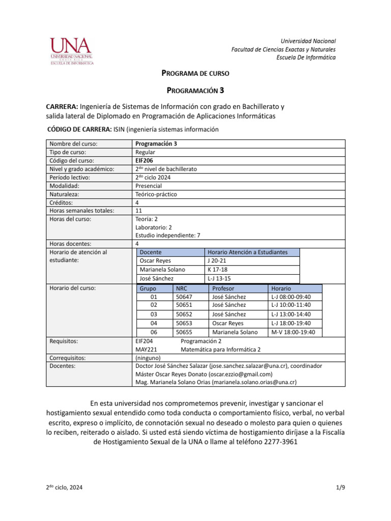 Carta al Estudiante de Programación 3 | PDF | Java (lenguaje de programación) | Modelo – Vista ...