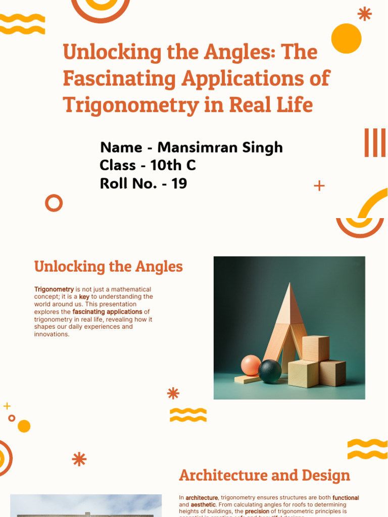 Slidesgo Unlocking The Angles The Fascinating Applications of ...