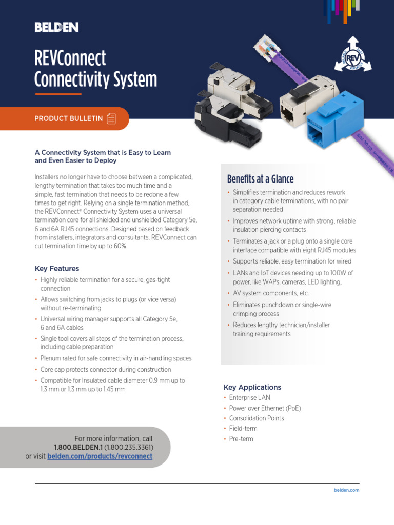 REVConnect Connectivit | PDF | Electrical Connector | Manufactured Goods