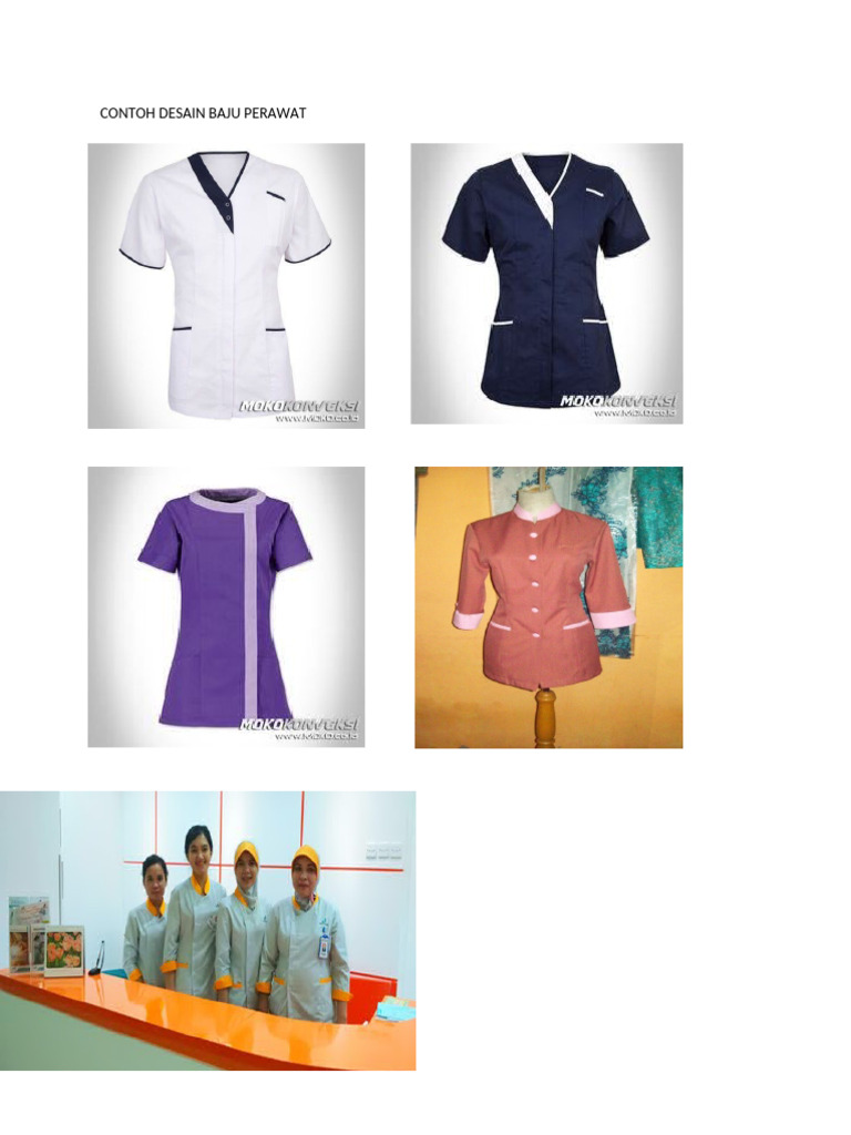 Contoh Desain Baju Perawat | PDF