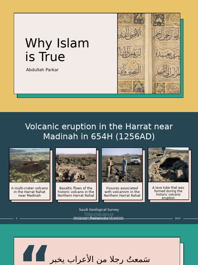 Why Islam Is True: Abdullah Parkar | PDF | Volcano | Medina
