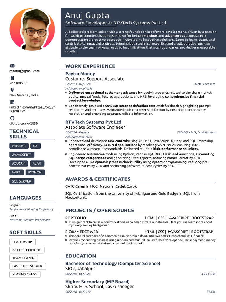 Anuj Gupta-2 | PDF | Computing | Software Engineering