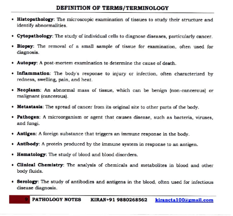 definition of pathology | PDF