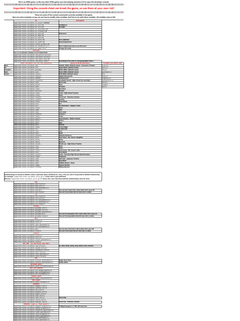 Sugarcube Console Cheats | PDF | Objective C | Php