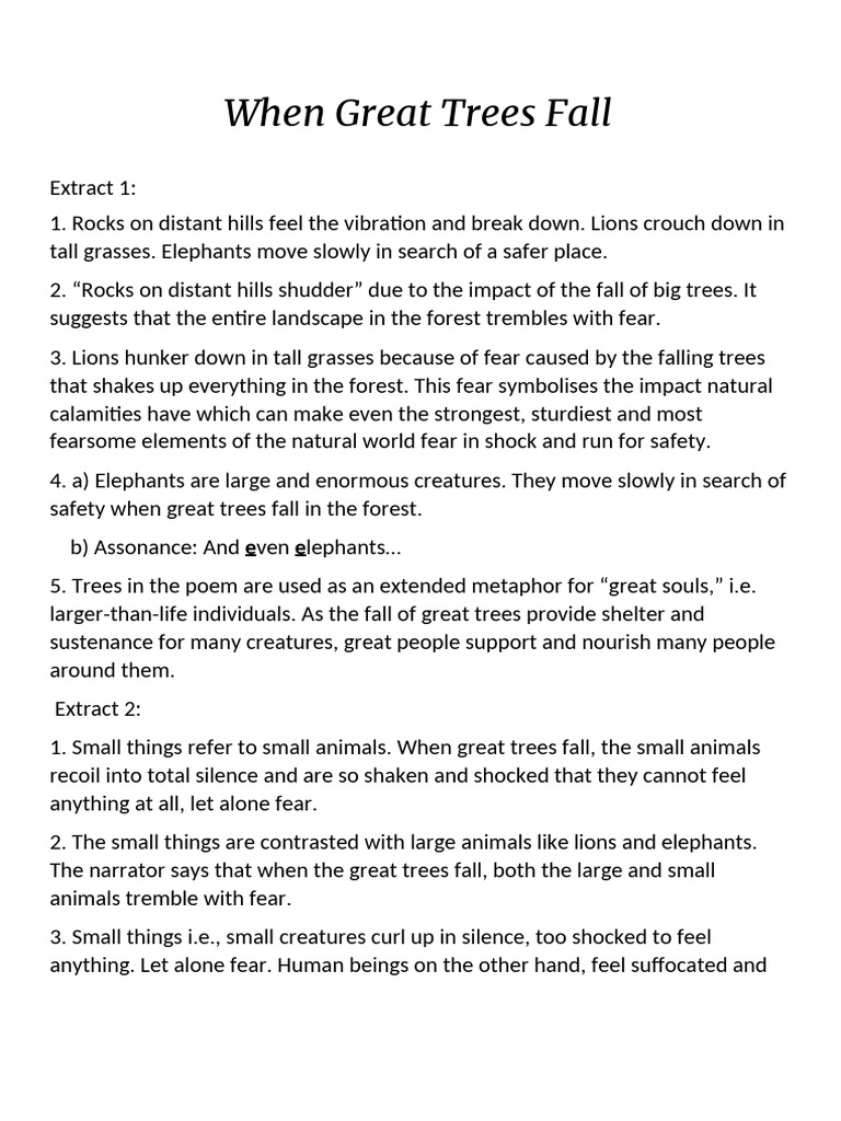 When Great Trees Fall | PDF