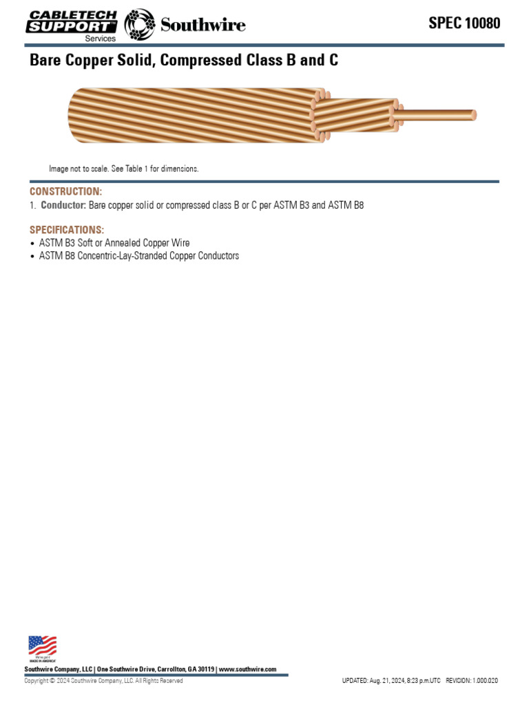 Southwire Spec10080 | PDF | Electromagnetism | Wire