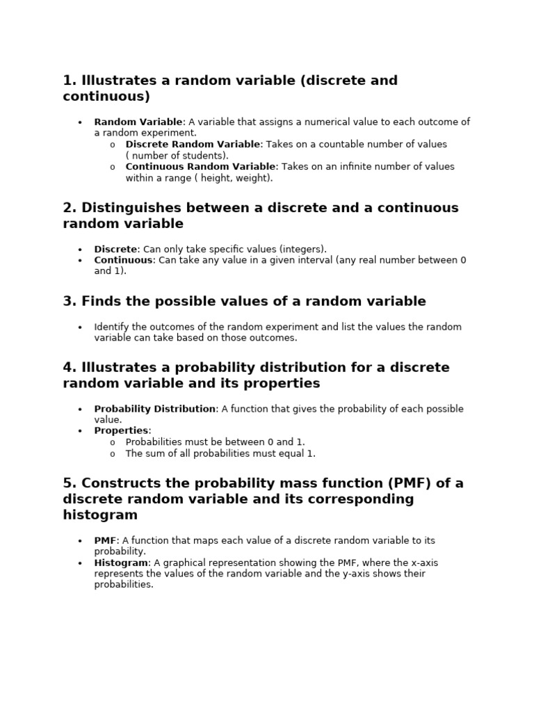 1 | PDF | Expected Value | Probability Distribution