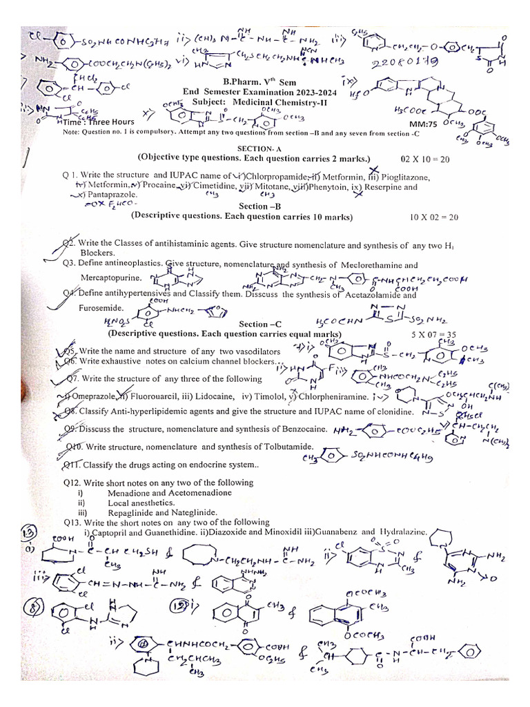 5th sem Final exam | PDF