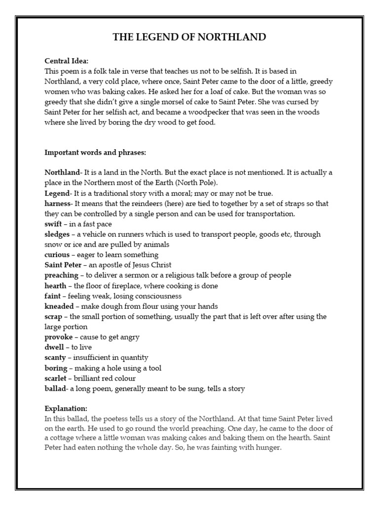 THE LEGEND OF NORTHLAND-1 | PDF