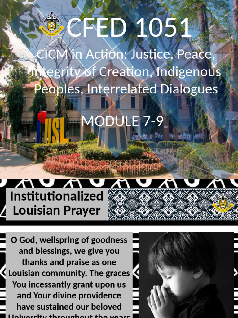 Cfed 1051 - Module 7-10 Ppt | PDF | Interfaith Dialogue | Prayer
