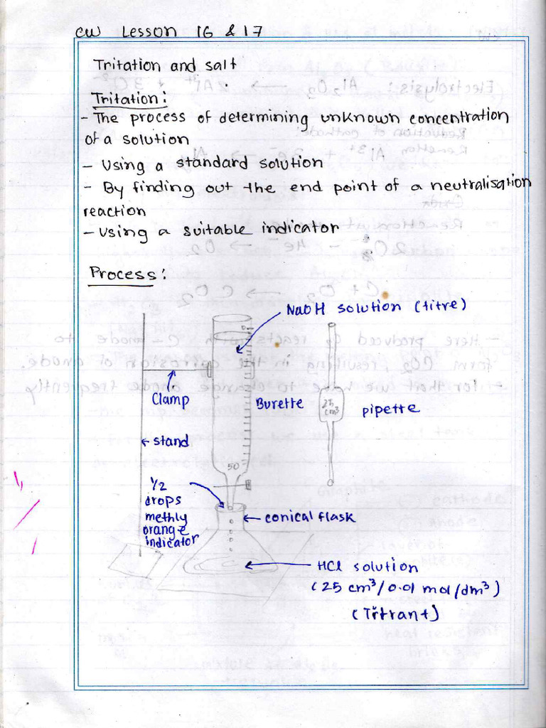 Chemistry CT Notes | PDF