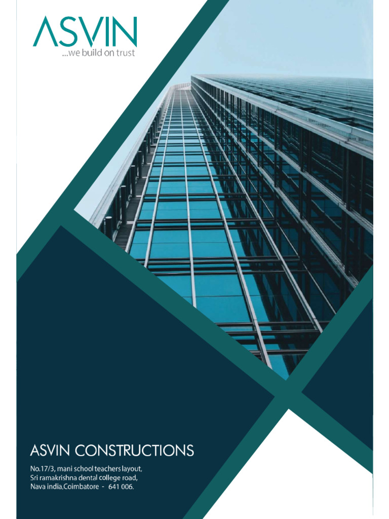 Asvin Constructions | PDF | Building Engineering | Civil Engineering