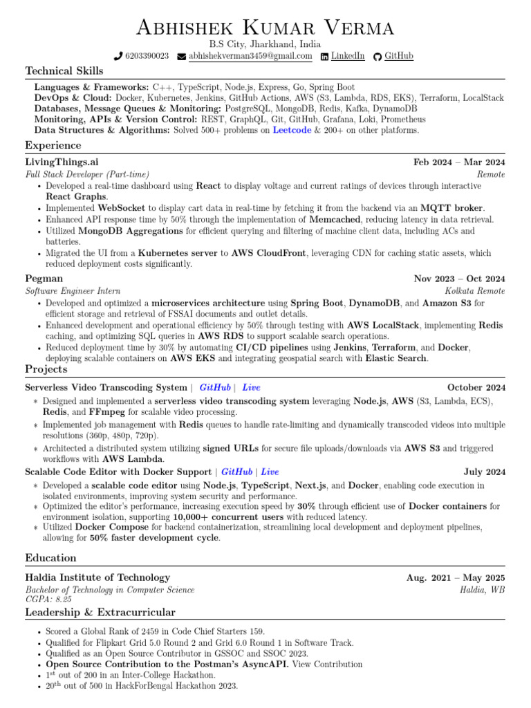 Abhishek Kumar VermaMain | PDF | Amazon Web Services | Scalability