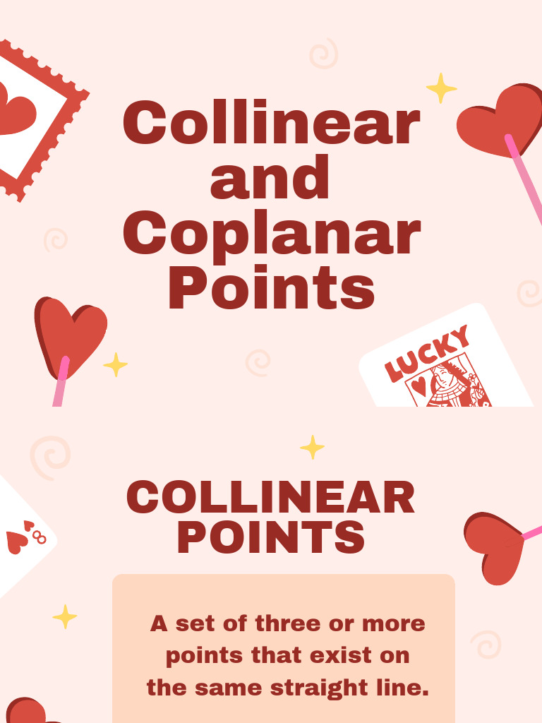 Collinear and Coplanar | PDF