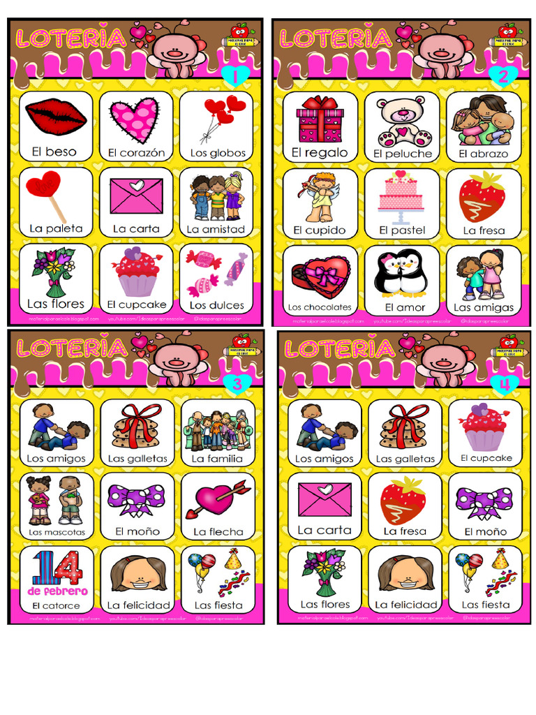 Loteria San Valentin | PDF