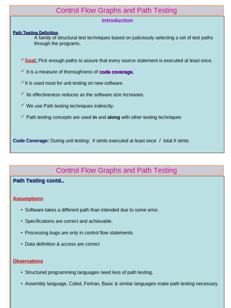 STM - Unit-1 Part-2 | PDF | Control Flow | Interpretation (Logic)
