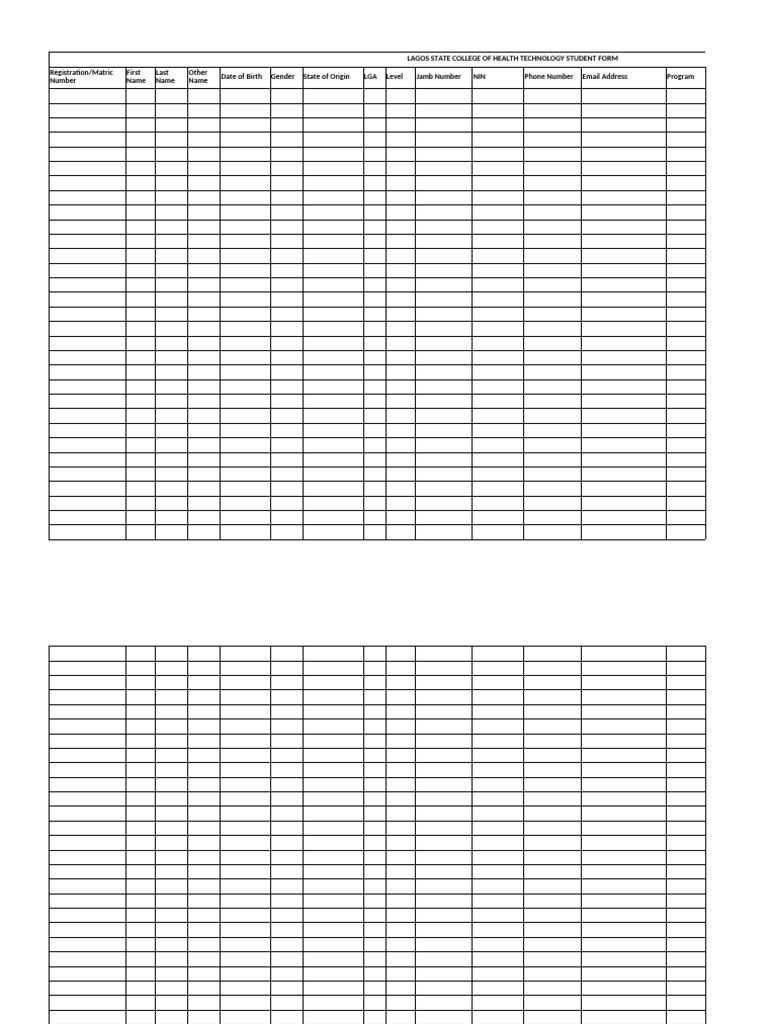 MR Abdullahi Student Form | PDF