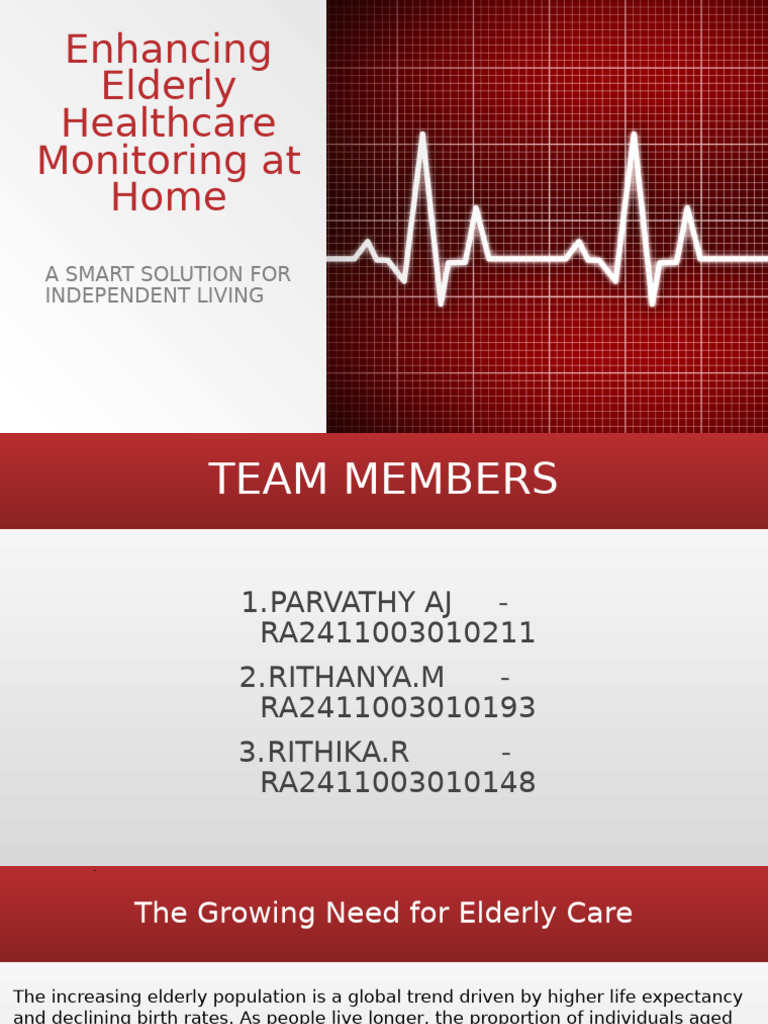 Smart Home Healthcare for Seniors | PDF | Monitoring (Medicine) | Caregiver