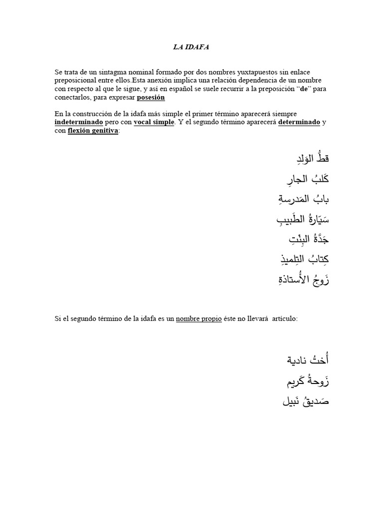 La Idafa | PDF | Idiomas | Estudios de idiomas extranjeros