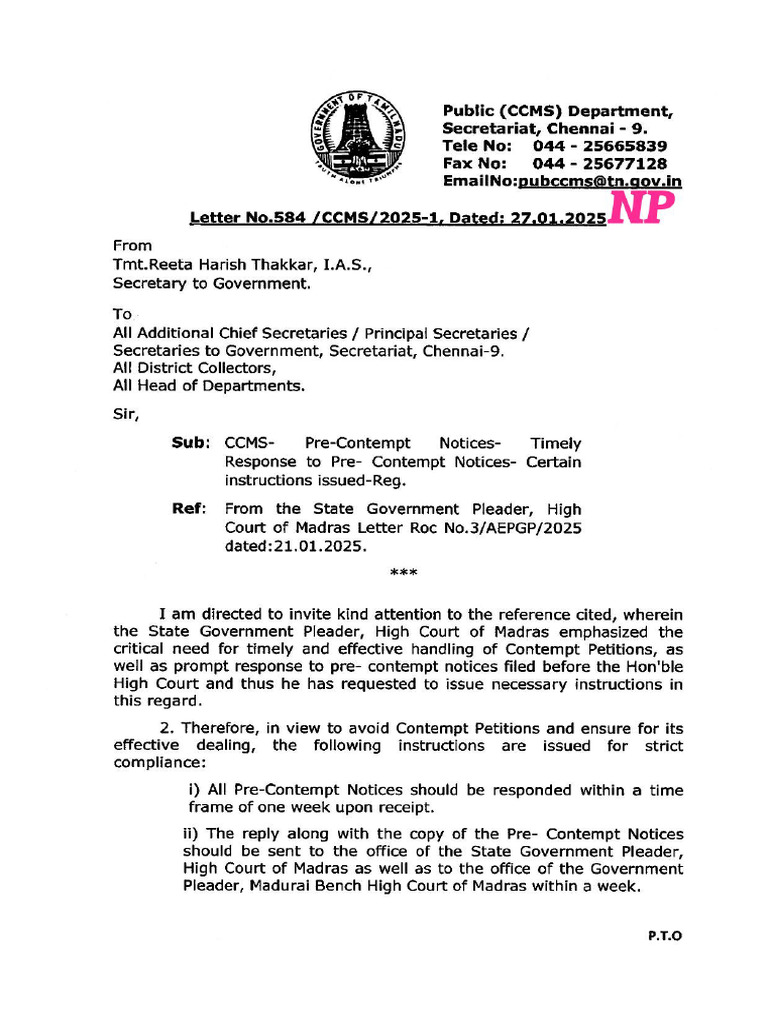 Avoidance of Contempt Petitions | PDF