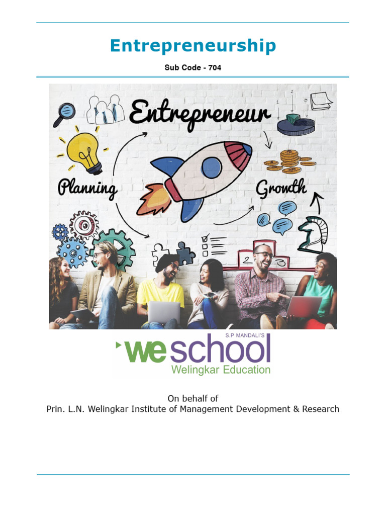 Entrepreneurship 704 v1 | PDF | Entrepreneurship | Design Thinking