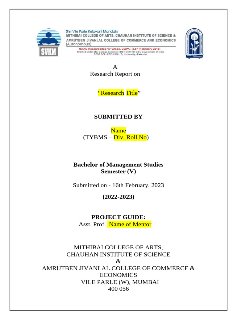 Prefatory pages Research Report | PDF