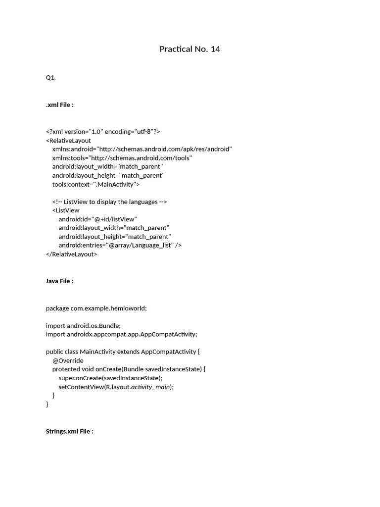 Bhendi Pt2 | PDF | Android (Operating System) | Object Oriented Programming