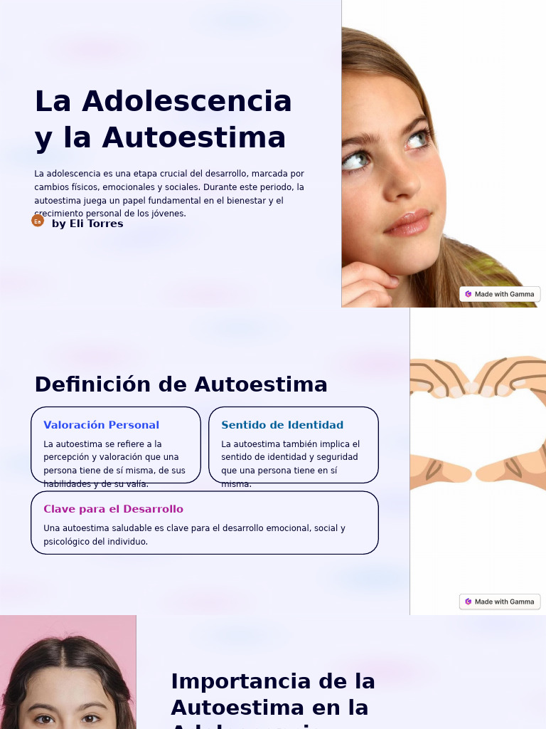 La Adolescencia y La Autoestima | PDF | Autoestima | Adolescencia