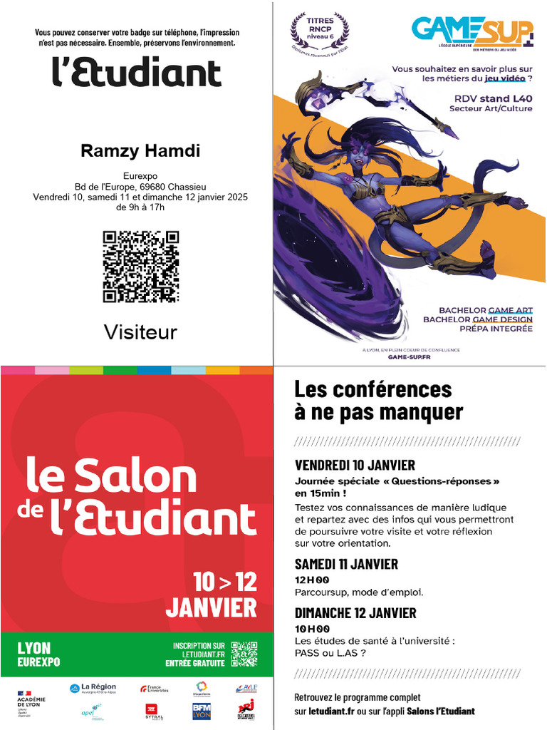 Invitation Salon de L'étudiant | PDF