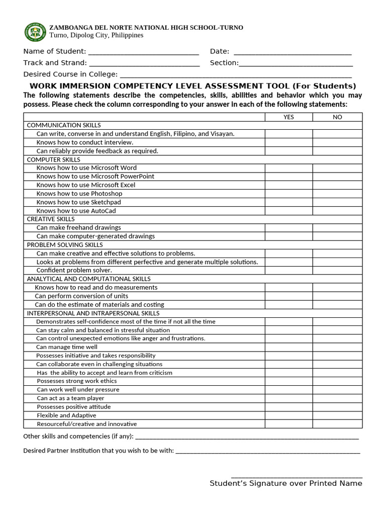 Assessment Tool and Other Forms | PDF | Communication | Anger