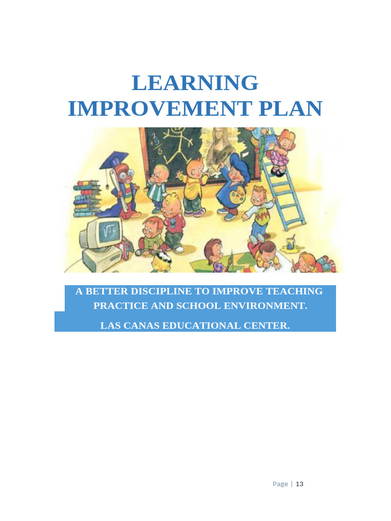 TIII - Act.1-Support Plan For Learning | PDF | Teachers | Methodology